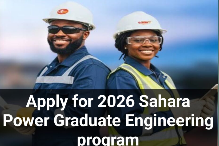 Apply for 2026 Sahara Power Graduate Engineering program Archives - HARNOE